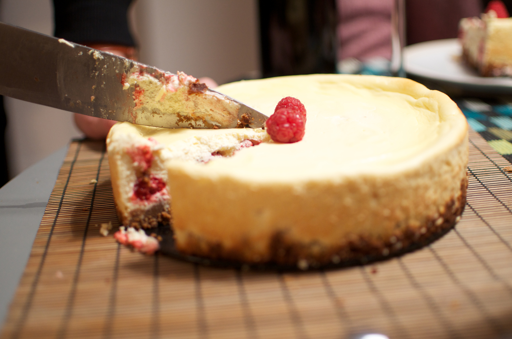 Le cheesecake aux framboises, Gourmandises #15 – Bienvenue chez Coline